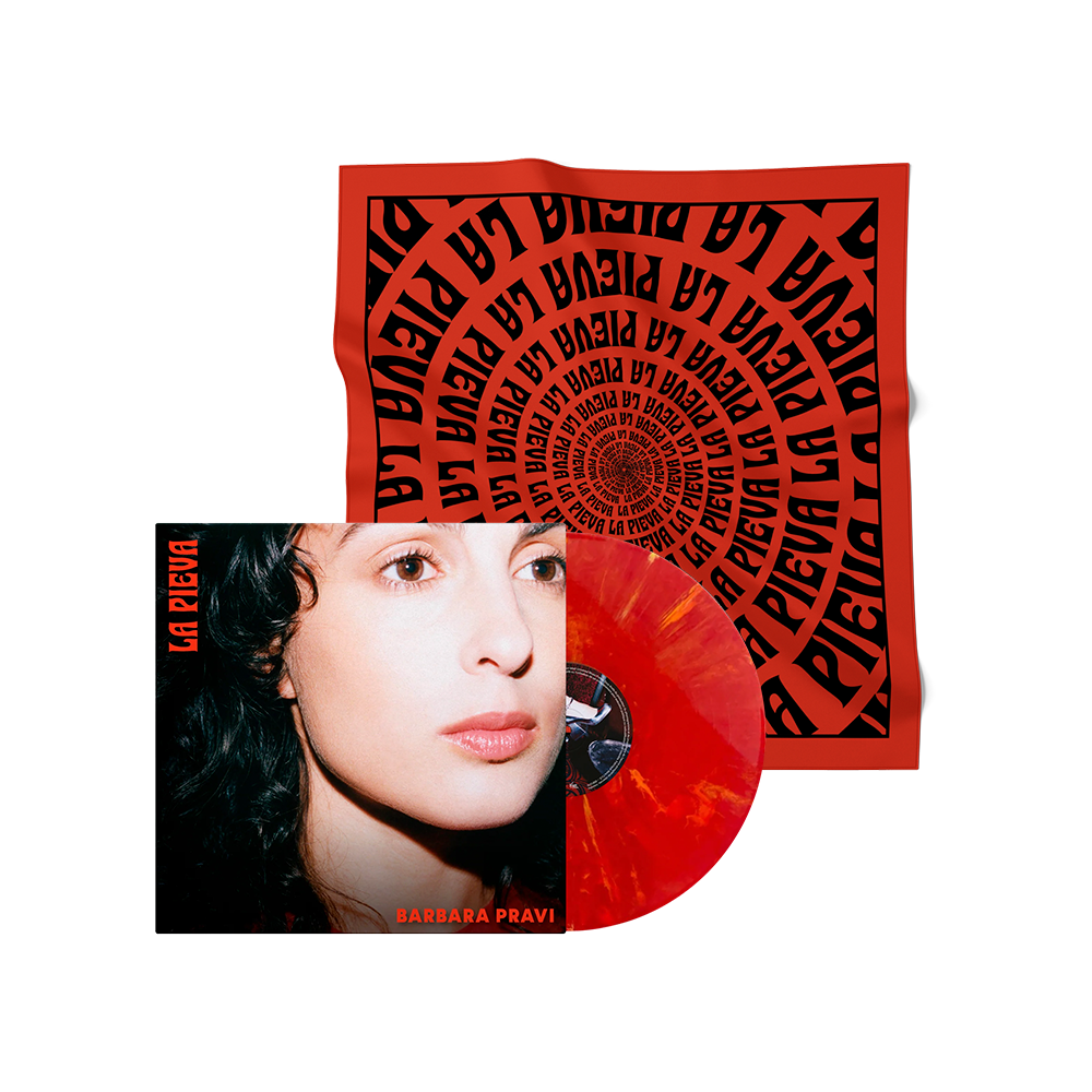 Pack Vinyle dédicacé "La Pieva" + Bandana - Store Barbara Pravi